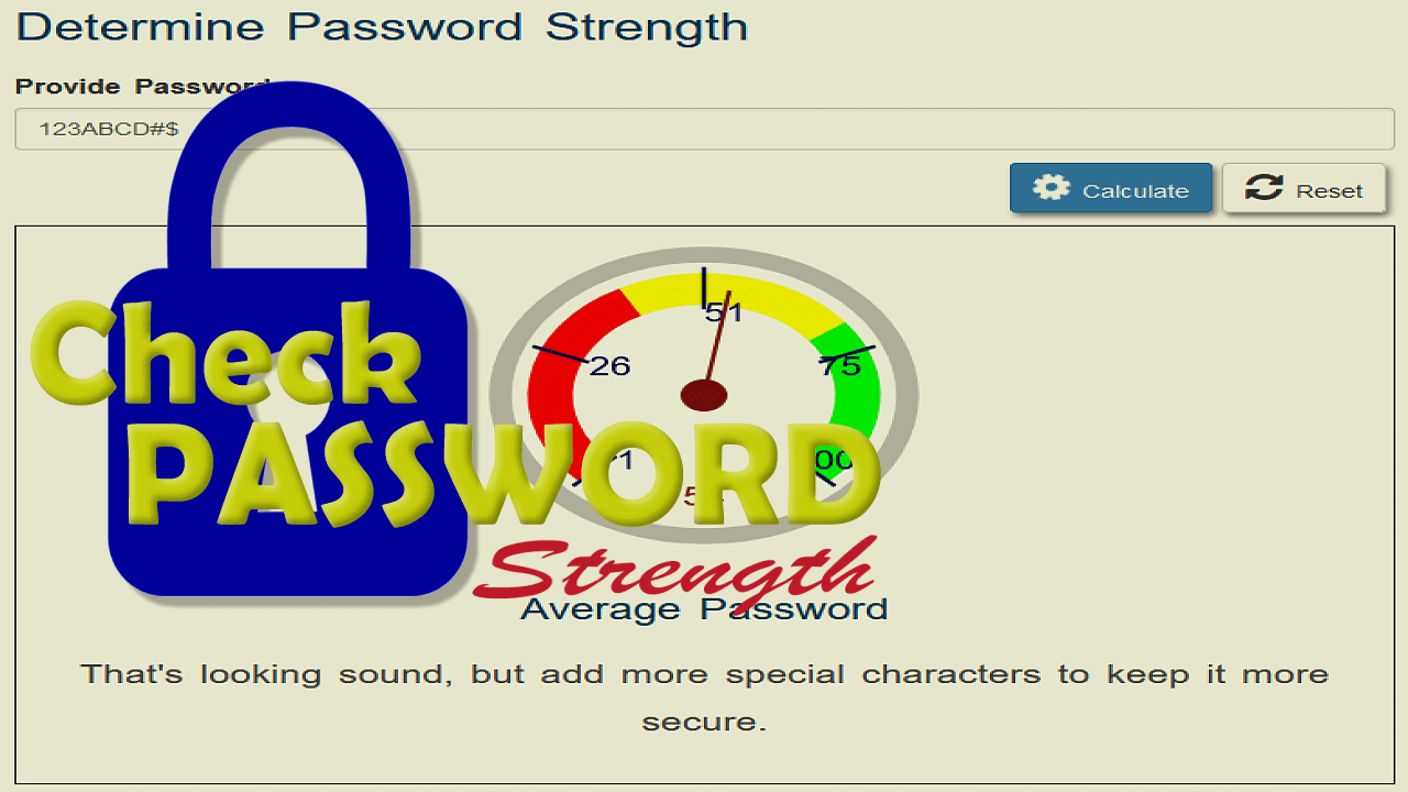 Online Password Entropy Calculator